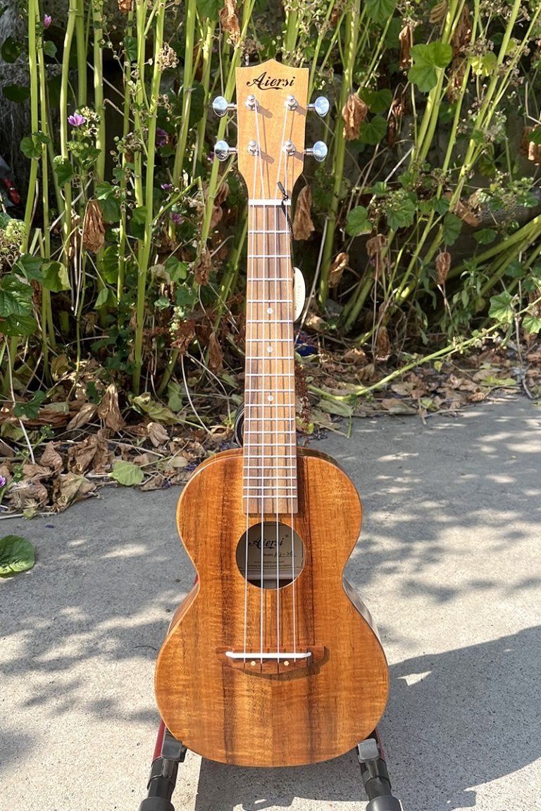 24 Inch All Solid Curly Koa Concert Ukulele – Aiersi Ukulele
