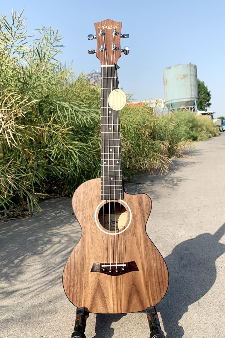 Electric Tenor Walnut Ukulele – Aiersi Ukulele