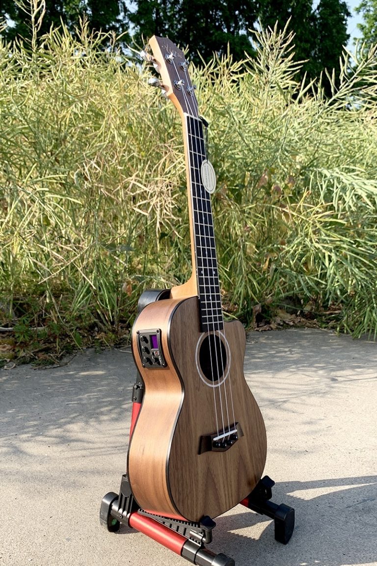 Electric Tenor Walnut Ukulele – Aiersi Ukulele