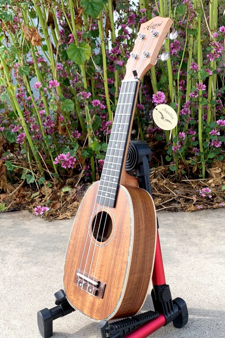 21 Inch Soprano Koa Pineapple Ukulele – Aiersi Ukulele